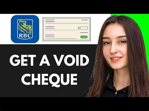 HOW TO GET A VOID CHEQUE ON RBC ROYAL BANK 2025 YouTube