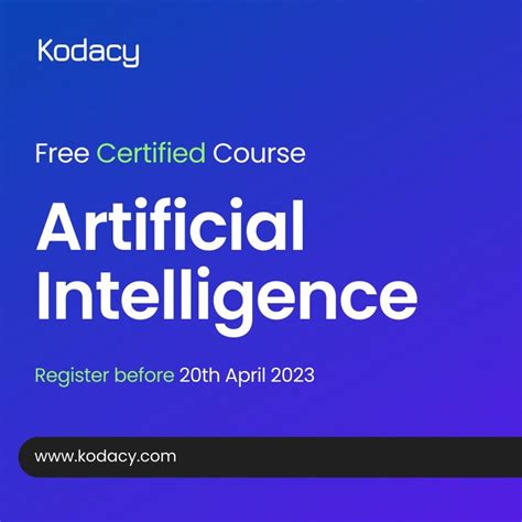 Kodacy On Linkedin Ai Aicourse Kodacy Freecourse Certificate Education
