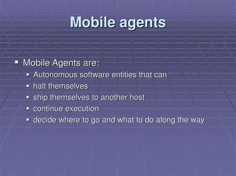 Ppt Using Mobile Agents For Intrusion Detection In Wireless Ad Hoc Networks Powerpoint