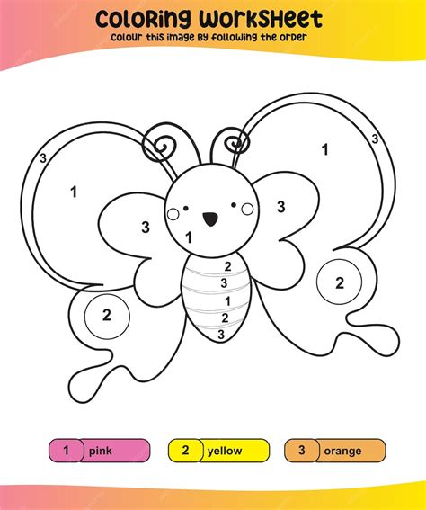 어린이용 컬러링 페이지 어린이용 인쇄 가능한 워크시트 터 파일 프리미엄 벡터