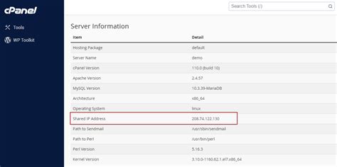 How To Find The Shared Ip Address Of Your Server In Cpanel Nescom Kenya