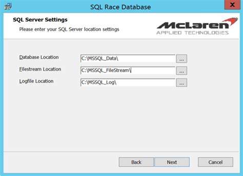 How To Setup Microsoft SQL Server And Create An ATLAS Session Database McLaren Applied Ltd