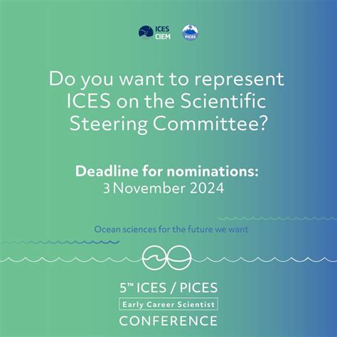 International Council For The Exploration Of The Sea Ices On Linkedin 🌊 Calling All Early