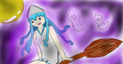 イカ娘 イカちゃんウィッチ おたけうまのイラスト Pixiv