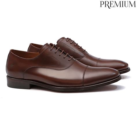 Sapato Oxford Masculino Social Em Couro Marrom Sergio`s