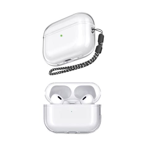 Ahastyle Airpods Pro 2代 透明保護殼 防摔保護套 附防丟掛繩 蝦皮購物