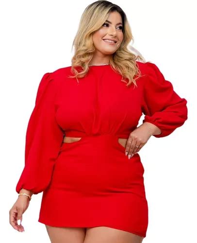 Macaquinho Plus Size Feminino Short Saia Aberto Lateral Parcelamento Sem Juros