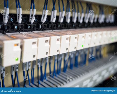 High Technology Industrial Machine Control By Plc Programing Log Stock Image Image Of