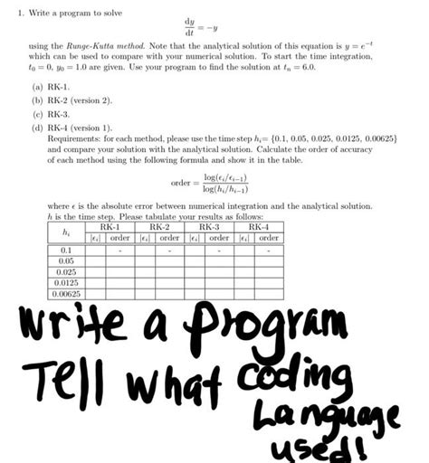Solved Write A Program Tell What Coding Langiage Sedl