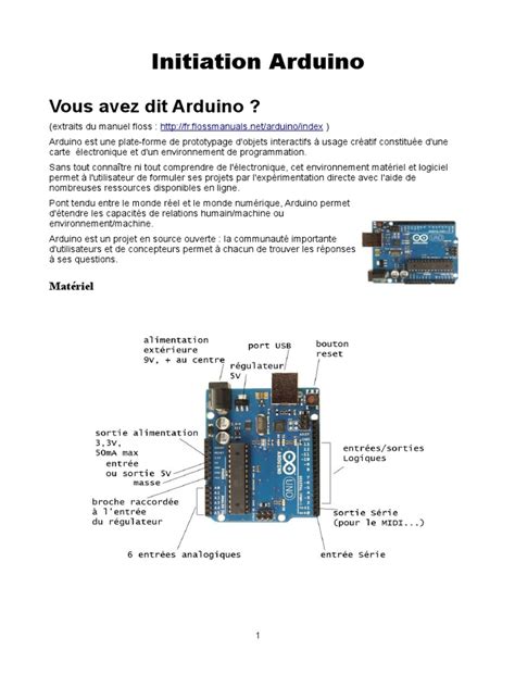 cours arduino pdf arduino pointeur programmation