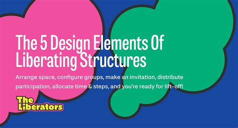 The 5 Design Elements Of Liberating Structures By Barry Overeem The Liberators Medium