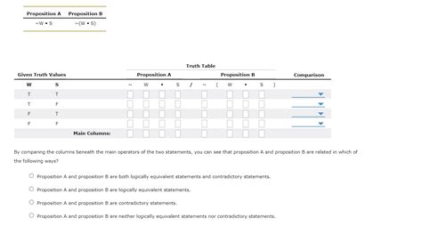 Logically Equivalent Statements And Contradictory