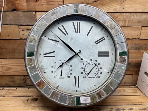 Lot Large Battery Powered Wall Clock