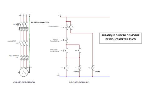 Arranque Directo Material Electricidad Industrial Arranque