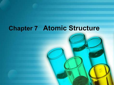 SOLUTION Chapter 7 Atomic Structure Studypool