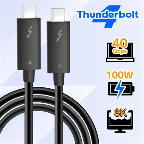Hp Thunderbolt 4 Cable For Hp Thunderbolt Dock 120w G4 4j0a2aa