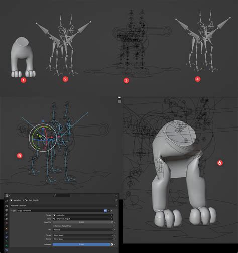 Copy Transform And Twisted Limb Trouble Animation And Rigging Blender Artists Community