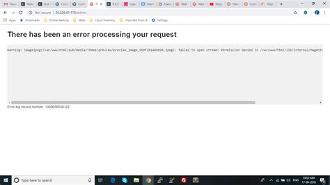 There Has Been An Error Processing Your Request Magento Forums