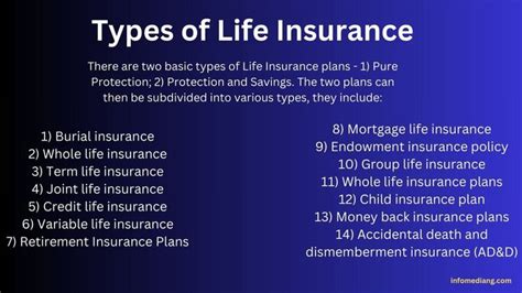 Types Of Life Insurance Plans And Why You Need One INFOMEDIANG