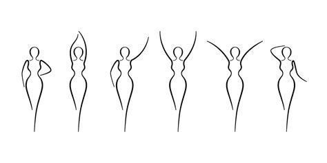 Female Body Silhouette Outline