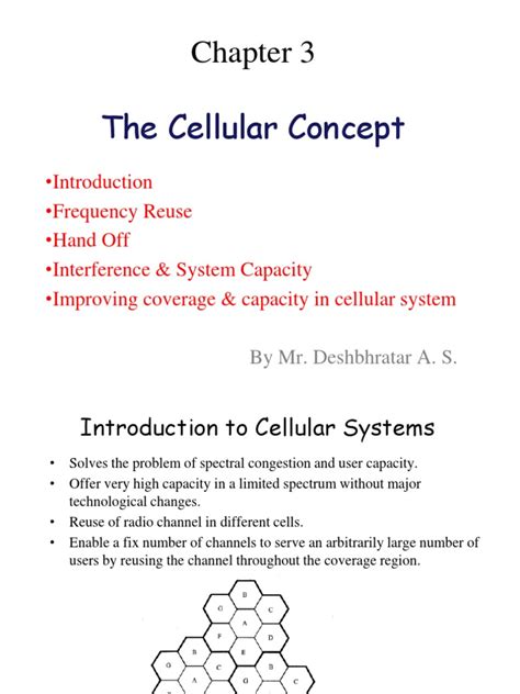 chapter 3 cellular concept pdf cellular network networks