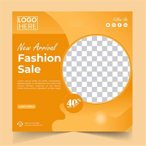 Premium Vector Fashion Social Media Vector Design