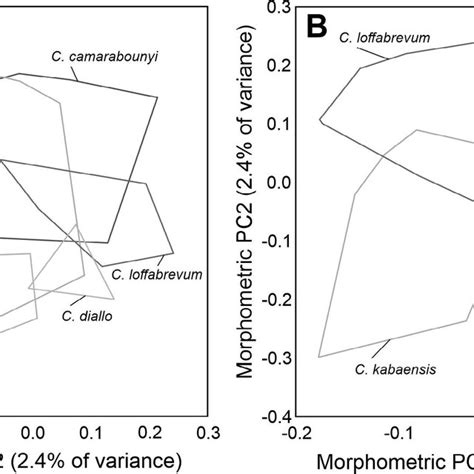 Plots Of Pc1 To Pc2 From Principal Component Analysis Of 35 Download Scientific Diagram