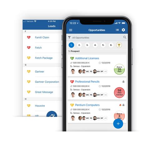 Crm Mobile Applications Crm App For Android Pipeliner Crm