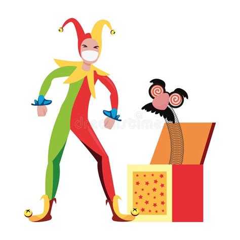 Jack In The Box April Fools Stock Illustration Illustration Of Joke