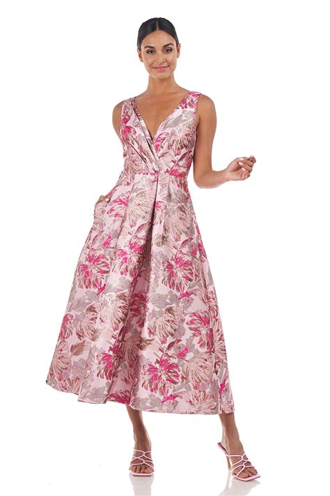 Poppy Tea Length Dress Kay Unger Poppy Tea Length Dress Kay Unger
