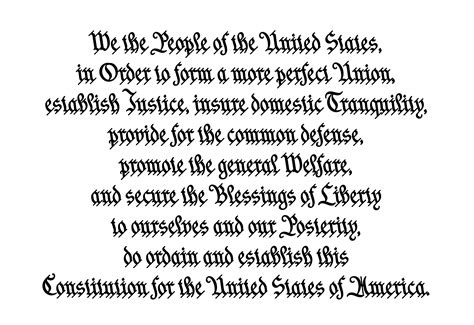 Constitution Preamble Digital Files Etsy