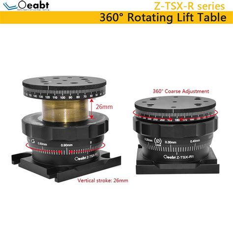 Laserland Z Tsx R Series 360° Rotating Lifting Table Scissor Type Translation Table Rotating