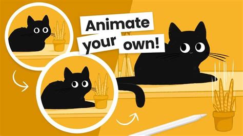 Animate A Sneaky Cat In Procreate