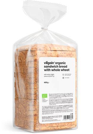 Organic Whole Grain Toast Bread Vilgain Uk