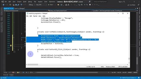C Windows Form Database Driven Project Searching Record In Datagridview List Lecture 10 Youtube