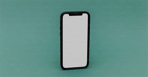 녹색 표면 위에 앉아 있는 흑백 휴대폰 사진 Unsplash의 아이폰 모형 이미지