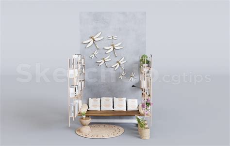 13028 Free Sketchup Bookcase Model Download