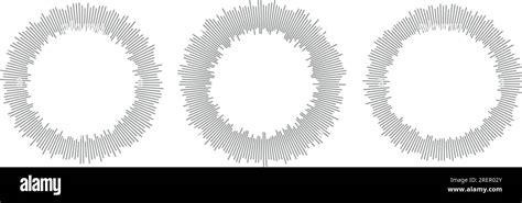Audio Waves For Music Sounds Equalizer Graphics Round Circle Logos