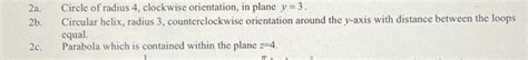 2 describe and graph the following vector value