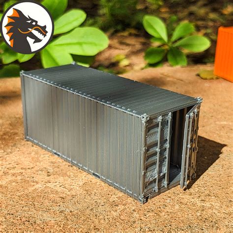 Stl File Shipping Container 20ft And 40ft Realistic Model・3d Printer Model To Download・cults