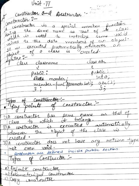 Constructor And Destructor Pdf