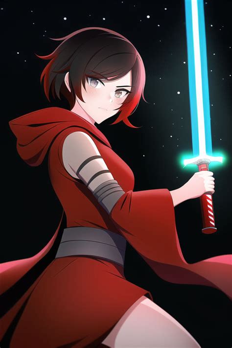 Jedi Team Rwby Ruby Rose By Kiritokazuro117 On Deviantart