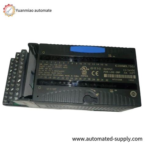 Ge Ic200mdl750j High Performance Versamax Discrete Output Module Automated Supply Automation