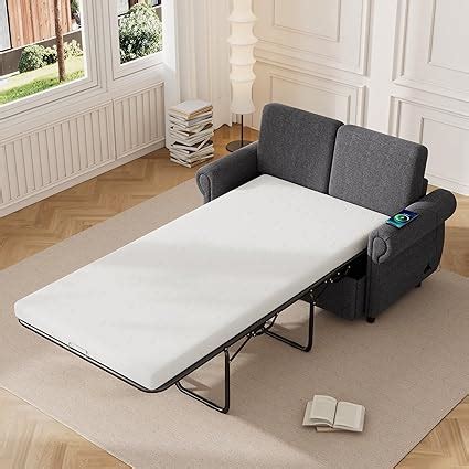 P Purlove Sleeper Sofa Bed Pull Out Loveseat With Twin