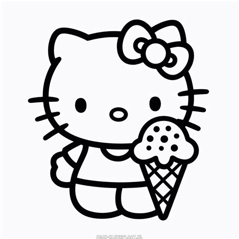 Hello Kitty Kleurplaten Print Gratis Kleurplaten Voor Kinderen