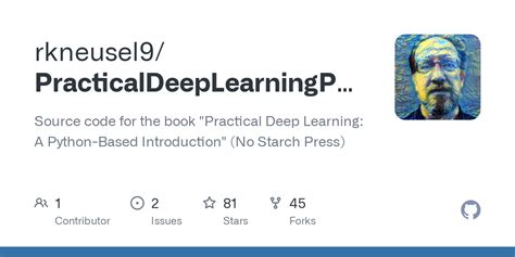 Github Rkneusel9practicaldeeplearningpython Source Code For The Book Practical Deep