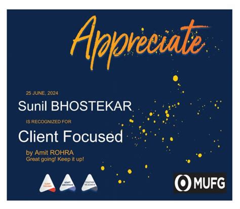 Sunil Bhostekar On Linkedin Appreciation Award Gratitud 10 Comments