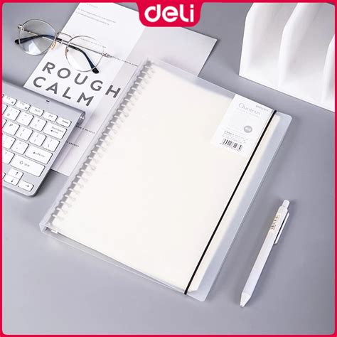 Deli B5 Binder Notebook 60 Sheets Loose Leaf Refillable Notebook School