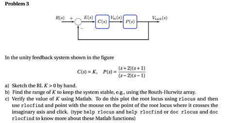 Solved Problem3 Rs Es Vin S Vtach S Cs Ps In The