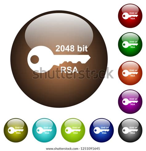 2048 Bit Rsa Encryption White Icons Stock Vector Royalty Free 1251091645 Shutterstock